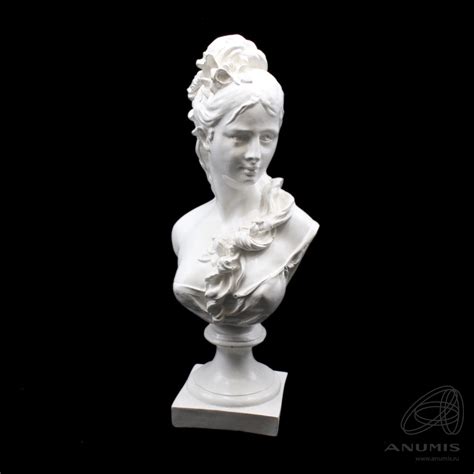 Гипсовая скульптура «Девушка бюст 31 см Лот №6101 Аукцион №241 Anumis