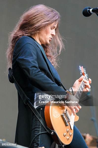 Dave Rude Member Of The Band Tesla Performs Live On Stage At Allianz
