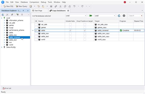 【实用技能】如何通过简便的方式重命名 Mysql 数据库？rename Database Csdn博客