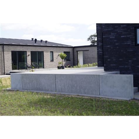 Ibf Parkline L Element StØttemur 10 X 45 X 120 Cm GrÅ