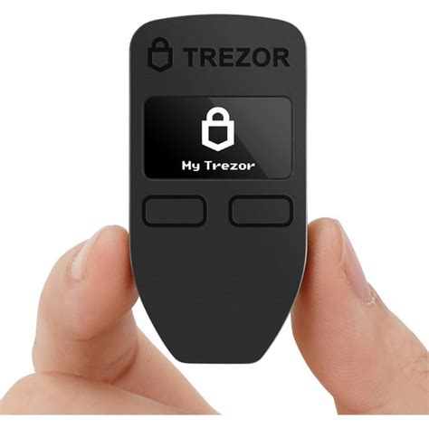 Trezor One Hardware Wallet Secure Cryptocurrency Cold Storage For Bitcoin Ethereum And 1000