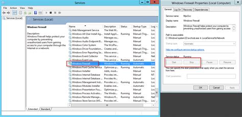 windows server 2008 firewall kaseya