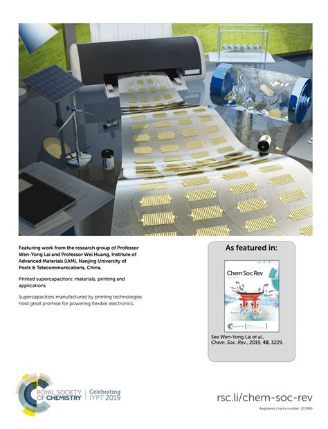 Pdf Printed Supercapacitors Materials Printing And Applications