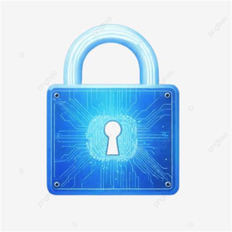 Cyber Security Digital Padlock Padlock Digital Lockpad Cyber Lock