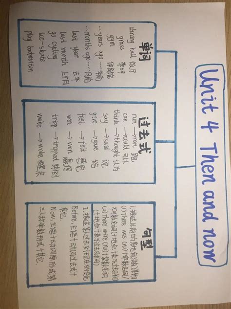 六年级英语思维导图优秀作品 六年级英语思维导图怎么做 图片 网专笔记