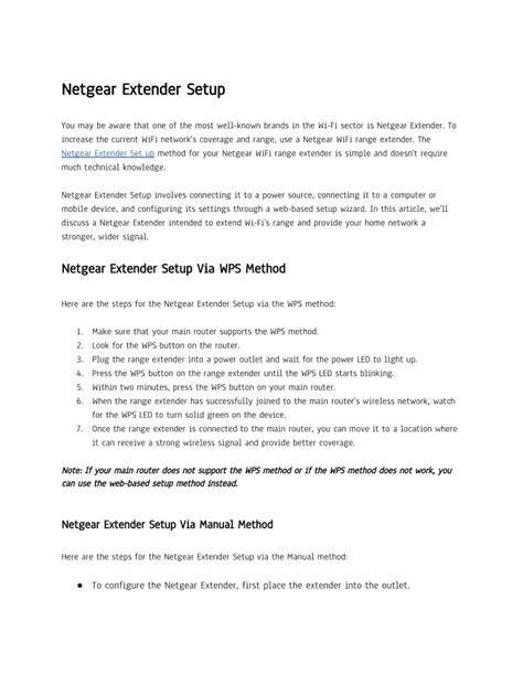Ppt Netgear Extender Setup Powerpoint Presentation Free Download