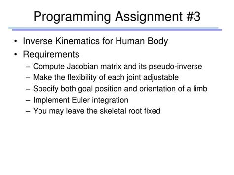 Ppt Programming Assignment 3 Powerpoint Presentation Free Download