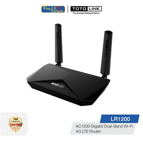 Totolink Lr1200 Ac1200 Wireless Dual Band 4g Lte Router Shopee Thailand