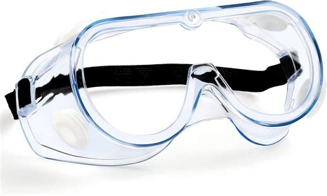 Melasa Safety Goggles Clear Lens Anti Fog Coating Ansi Z871 Adult