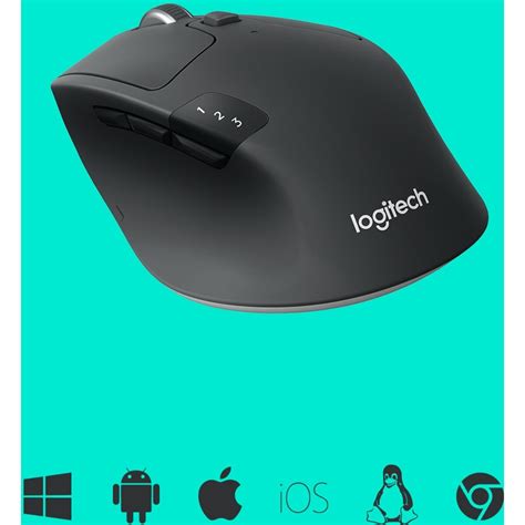 Logitech M720 Triathlon Multi Device Wireless Mouse Bluetooth Usb Unifying Receiver 1000 Dpi