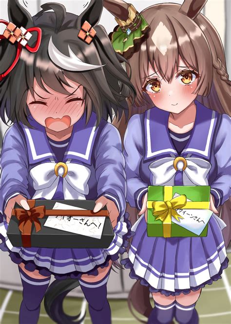 Satono Diamond And Kitasan Black Umamusume Drawn By Crouching Start Danbooru