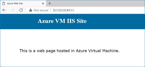 Enable Remote Access For A Website Hosted In Azure Vm