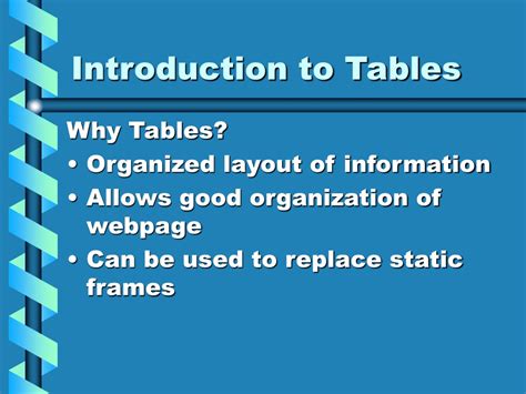 ppt html tables powerpoint presentation free download id 9697013