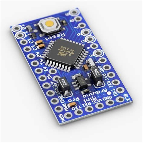 D Model Arduino Mini Pro