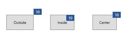 WPF Badge Control Syncfusion
