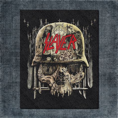Slayer Back Patch Slayer Skullhead Big Back Patch Hobbyware Shop