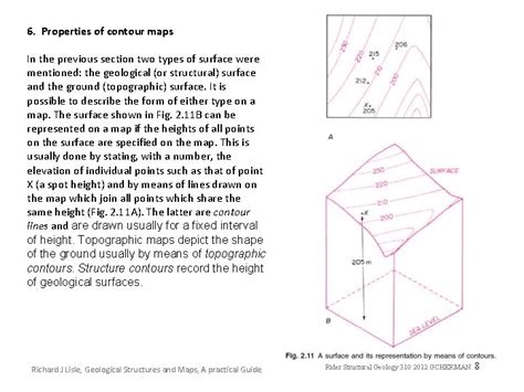 Geological Maps Topographic Maps Outcrop Patterns And Structure