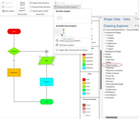 Understanding Visio Data Graphics Color By Value Bvisual