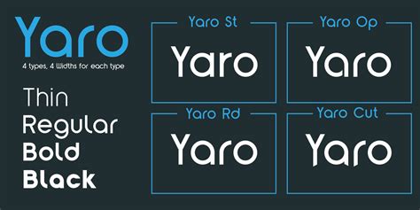 Yaro Op Bold Font Xfonts Pro