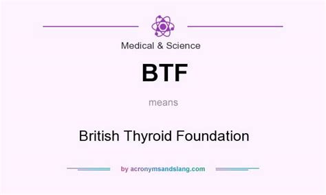Btf British Thyroid Foundation In Medical And Science By