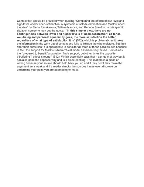 Context For Source Integration Exercise Context That Should Be Provided When Quoting Studocu