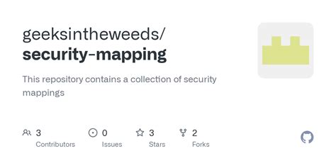 GitHub Geeksintheweeds Security Mapping This Repository Contains A Collection Of Security