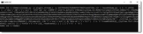 analyzing compressed powershell scripts