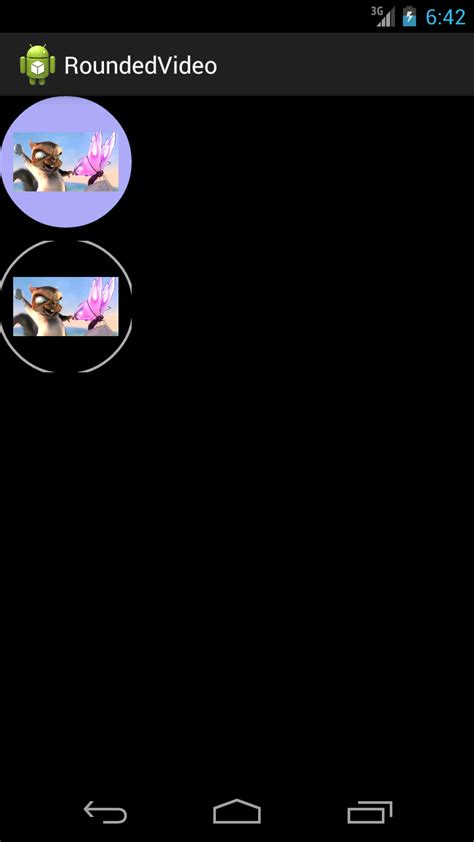 How To Create Circle Or Round Videoview In Android Stack Overflow