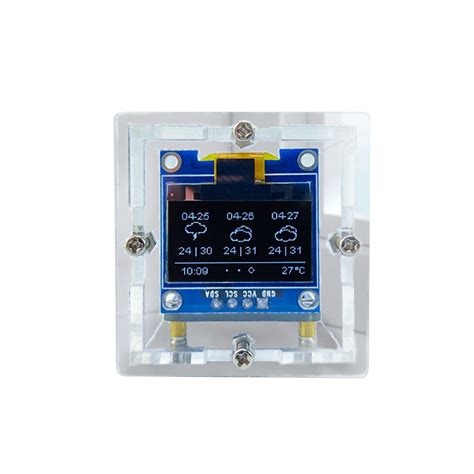 Esp8266 Diy Electronic Kit Clock Display Wifi Connection Shell Welding Project Automatic Timing