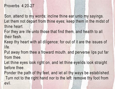 Love The Proverbs Proverbs 420 27 Memory Verses Restored