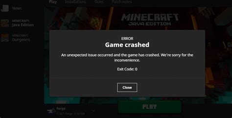 Minecraft With Forge Crashing In Minecraft Launcher Support Bug Reports Forge Forums