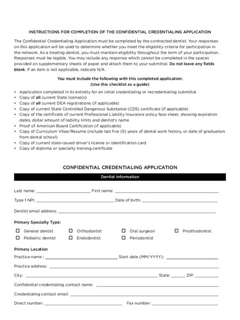 Fillable Online Enterprise Standard Credential Form Fax Email Print