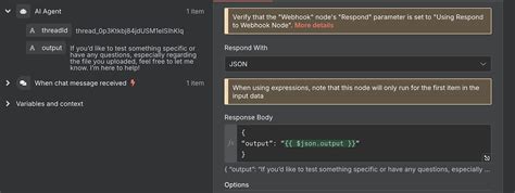 How Do I Respond To Chat Node With Respond To Webhook Questions N8n Community