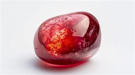 Premium Photo Polished Ruby Gemstone Closeup For Jewelry Design And Collectors Display