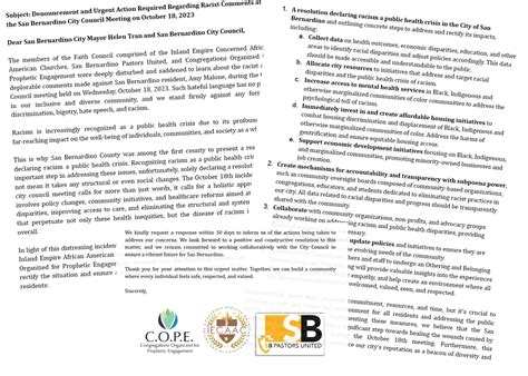 San Bernardino County Declares Racism A Public Health Crisis
