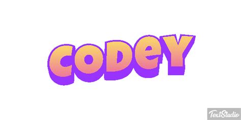Codey Name Animated  Logo Designs