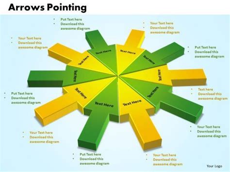 Business Global PowerPoint Templates Business Arrows Pointing Inwards Chart Ppt Slides