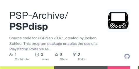 Github Psp Archive Pspdisp Source Code For Pspdisp V Created By Jochen Schleu This