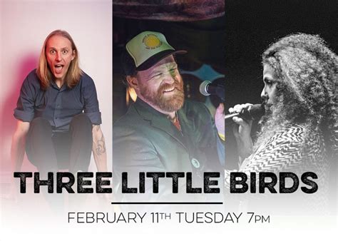 Three Little Birds Live Music Feb 11 At Red Bird