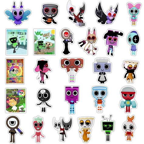 50 Dandys World Stickers Cute Cartoon Waterproof Decals For Phones