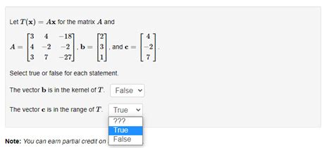 Solved Let T X Ax For The Matrix A And Chegg Com