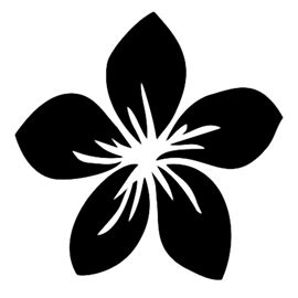 Plumeria 01 Stencil Free Stencil Gallery