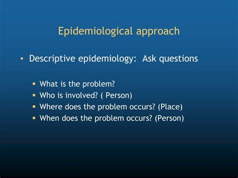 Epidemiological Approach 03ppt For Mbbs Students Ppt