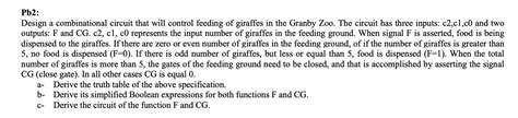 Solved Design A Combinational Circuit That Will Control Chegg Com