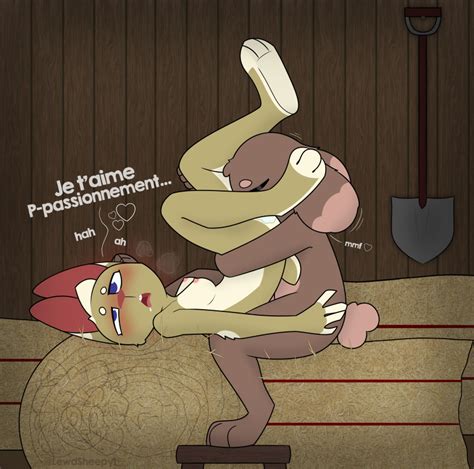 Rule 34 2023 Absurd Res Anthro Barn Blue Eyes Blush Bodily Fluids Breasts Brown Body Brown Fur