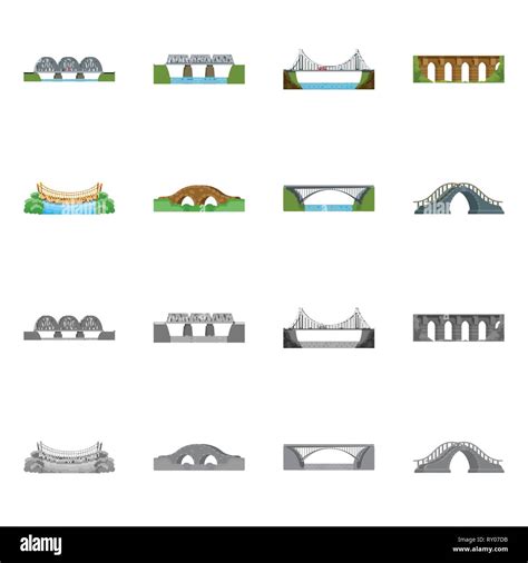 Isolated Object Of Connection And Design Icon Set Of Connection And Side Stock Vector