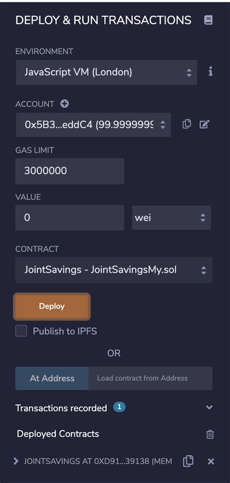 Github Tycastleberrysolidity Joint Savings Account