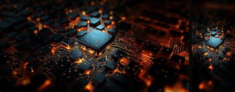 Premium Ai Image A Close Up Shot Of A Black Circuit Board In Vertical