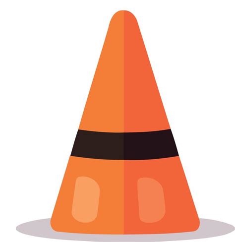 Orange Cone Vector Art Icons And Graphics For Free Download