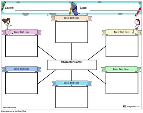 Character Map Template Printable